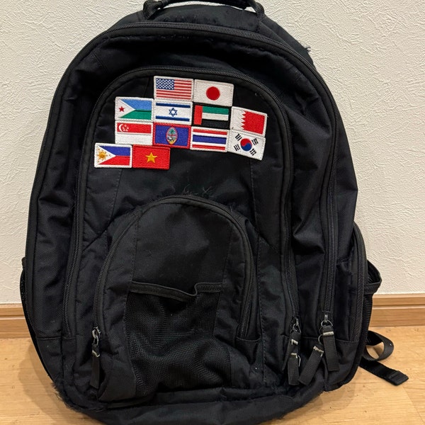 Flags of the World Embroidered Patch - Set of 6 Flags - - Etsy UK