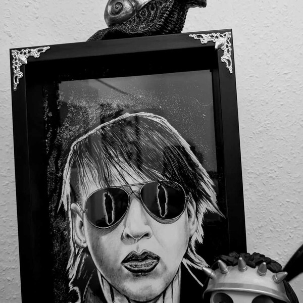 Ted Bundy serial Killers Drawing ART PRINT - Etsy