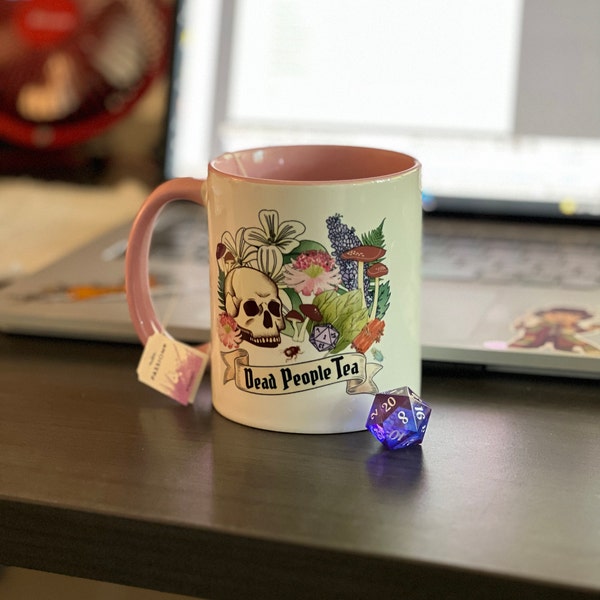 DEAD PEOPLE TEA, Critical Roleplayer Mug, Dnd Cofee Lover Gift for Her ...