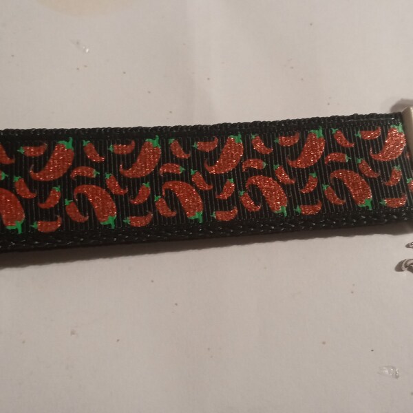 Red Chili Pepper Key Fob - Chili Pepper Keychain - Spicy Red Pepper ...