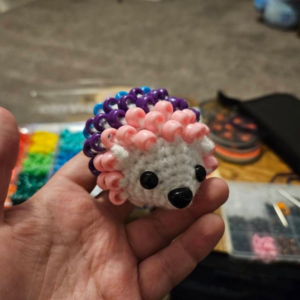 Beaded Fidget Hedgehog Crochet Pattern: Beginner Friendly, No Sew ...