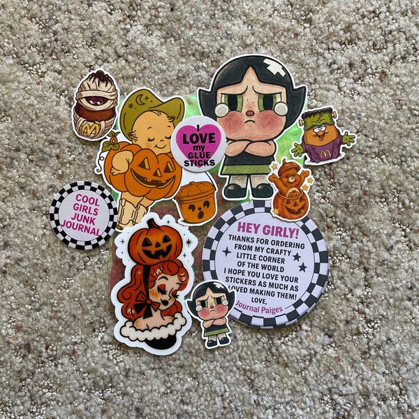 Summerween Sticker Sheets - Etsy