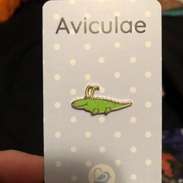 Mini Gator Loki Pin - Etsy