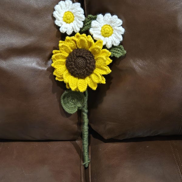 Pothos Plant Crochet Pattern, Sunflower Basket Mix Crochet Pattern ...