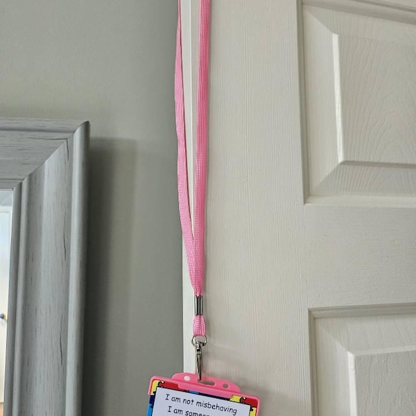ADHD and ODD Awareness ID Card and Lanyard - Etsy