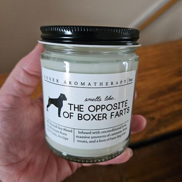 Boxer Dog Gifts, Boxer Mom, Funny Boxer Gift, Boxer Candle, Gift for ...