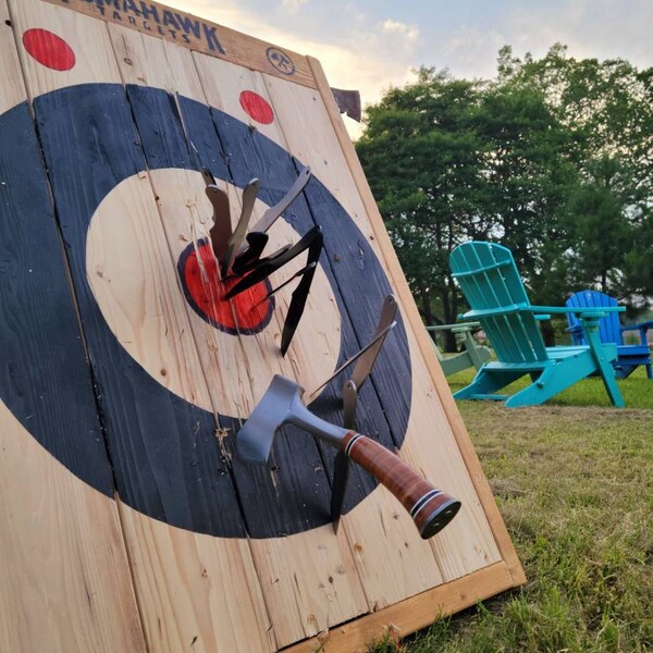 Large 4-ring Hanging Axe and Knife Throwing Target (FREE SHIPPING) - Etsy