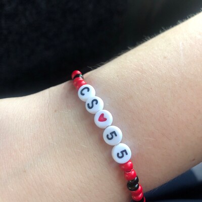F1 Driver Name & Number Bracelet - Etsy