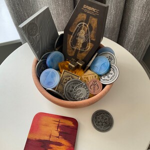 Gold Sabacc Dice Solid Metal Pair of Metal Dice Star Wars - Etsy