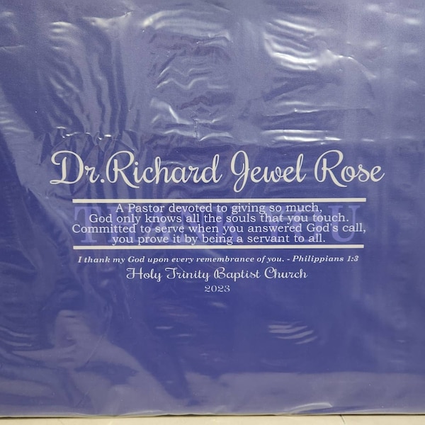 Ministry Thank You Gift Sign, Signatures From Church, Pastor Gift ...