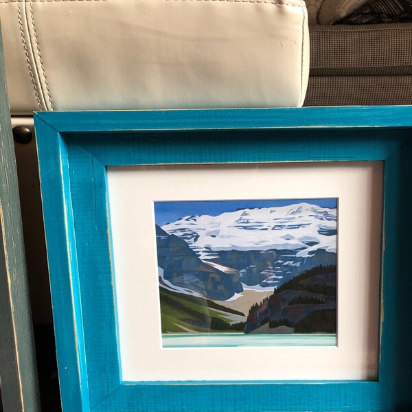 Farmhouse Distressed Frame, Burnt Orange, Rustic Picture Frame, Stacked ...