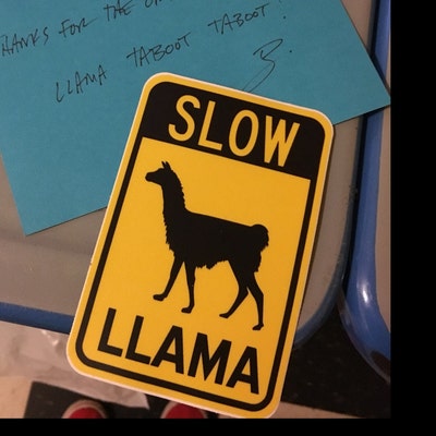 Phish Slow Llama Sticker - Etsy