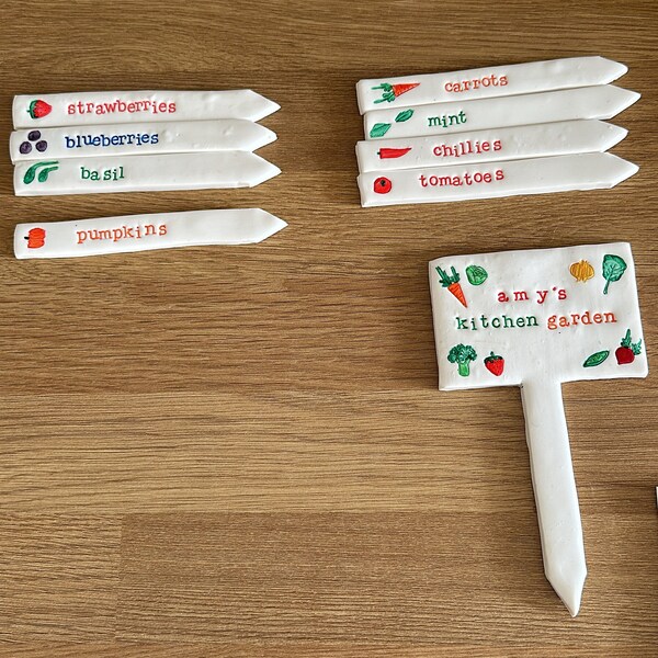 Seed Markers Plant Labels Herb Markers. Garden Decor. Allotment ...