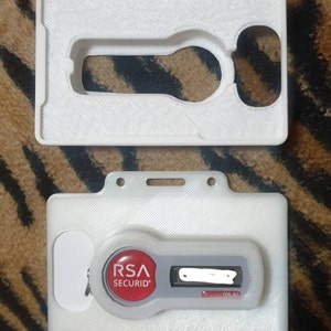 3D Printed Folding RSA Badge Holder multiple Badge Options - Etsy