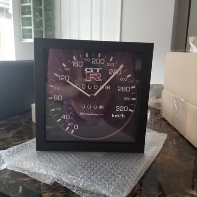 Vintage JDM Nissan Skyline R32 GT-R Speedometer Wall/shelf Clock - Etsy UK
