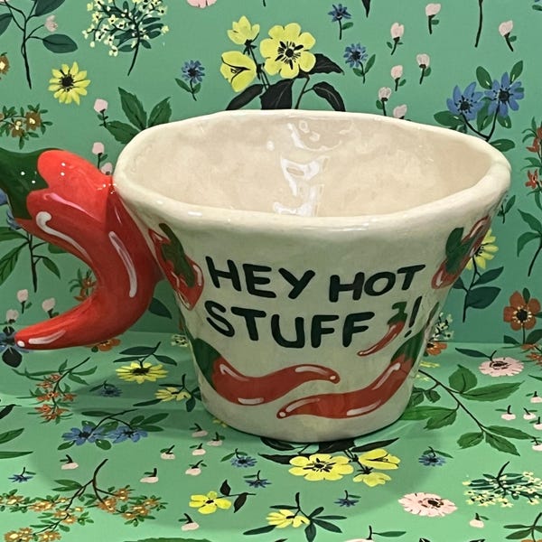 Pool Party Handmade Ceramic Bowl, Hand Painted Serving Bowl ...