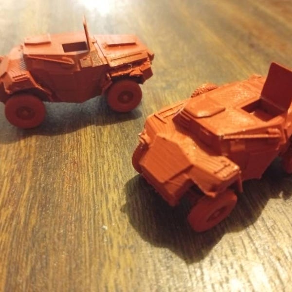 1/72 Scale Spanish Constructora Field Armored Truck, Spanish Civil War ...