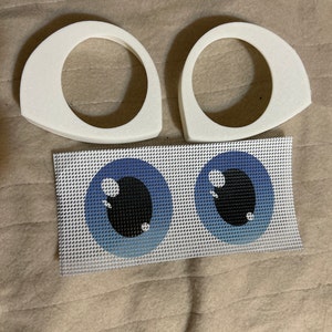 3D Printed wide Follow Me Fursuit Eyes - Etsy