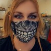 Custom Hand Made Skull Face Mask Reusable and Washable With - Etsy
