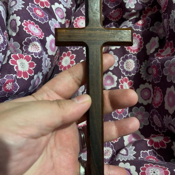 Beautifully Simple Wooden Hand Cross - Etsy