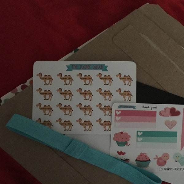 Camel Hump Day Planner Stickers, 20 or 64 Count - Stickers for Planners ...