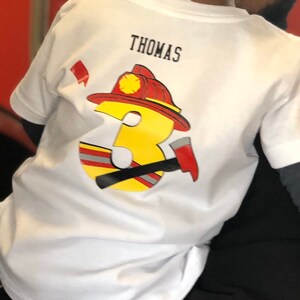 FIREMAN 3 SVG Png Number Three Firefigther Third BIRTHDAY - Etsy