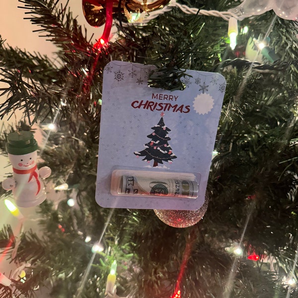 Christmas Money Card - Money Holder Card - Stocking Stuffer - Christmas ...