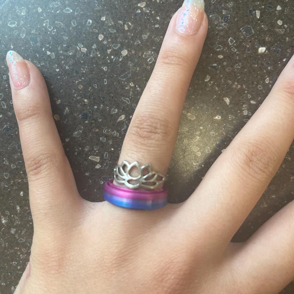 Custom Fidget Ring Spinner Rings Custom Pattern, Color | Stim Ring for ...