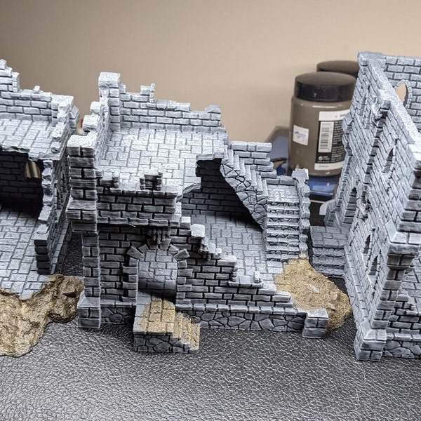 28mm | 32mm Modular Fantasy Ruins 1 Terrain |dnd Terrain | Pathfinder ...