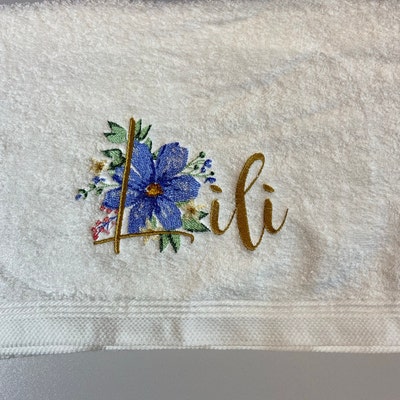 Floral Monogram Machine Embroidery Design 6 Sizes Instant Download - Etsy