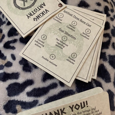 Rune Stone Casting Guide, Elder Futhark Pocket Casting Guide, Rune Book ...