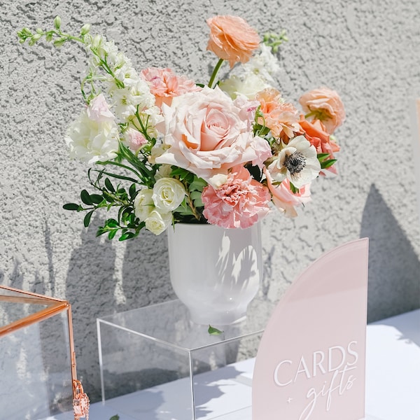 Custom Half Arch Text Acrylic Sign - Small Acrylic Business Signs ...