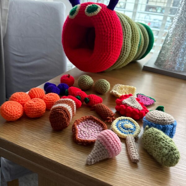 The Hungry Caterpillar, Butterfly & Cocoon Crochet Pattern - Etsy