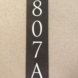 Address Sign, Black Address Sign, House Numbers, Metal Address Sign ...