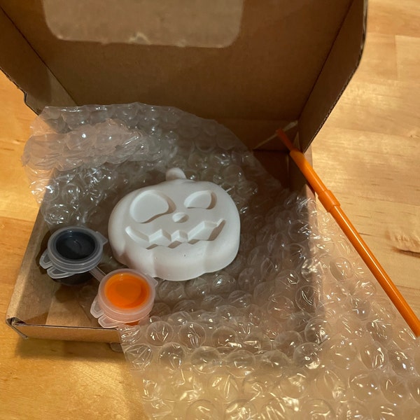 Halloween Craft Kit. Pumpkin Craft Kit.kids Craft Kit. Children's ...