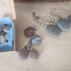 50 Pcs Center Drilled Natural Sea Stones for Craft.hole 2mm, 3mm, 4mm ...