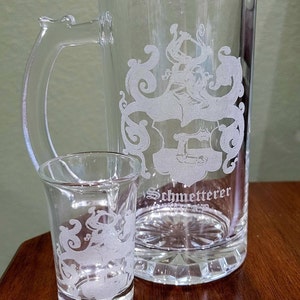 Custom Family Crest Latched Wooden Box : Free Engraved Personalization ...