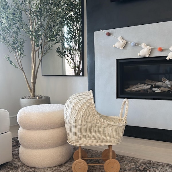 Wicker Rocking Chair, Organic Rattan Rocking Chair, Willow Rocking ...