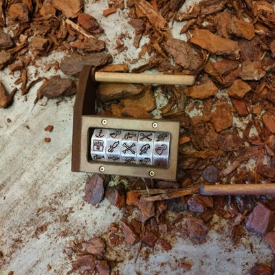 Escape Room Lock nordic Runes Escape Room Prop Puzzle Padlock Treasure ...