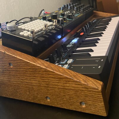 Arturia Keystep Desktop Synth Stand. Wooden Rack for Keystep 32 / 37 ...