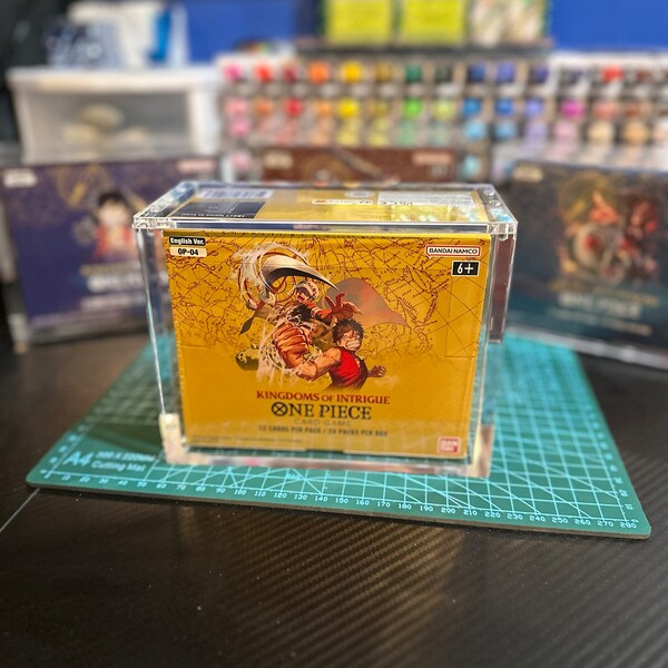 One Piece Card Game Booster Box Acrylic Case (OP04, OP05, OP06, EB01 ...