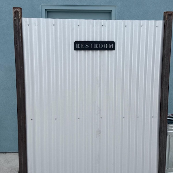 Restroom Sign, Custom Restroom Sign, Business Sign, Personalized ...