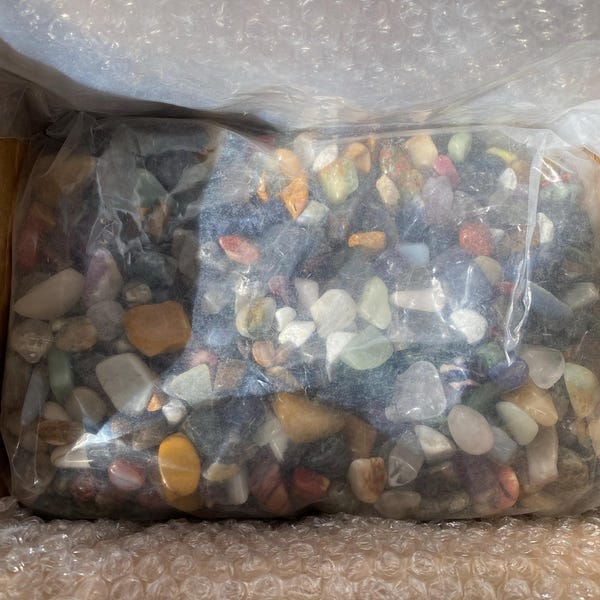 Jade Nephrite Semi Tumbled Gemstone Mini Chips 5 - 15 Mm: Choose Ounces ...
