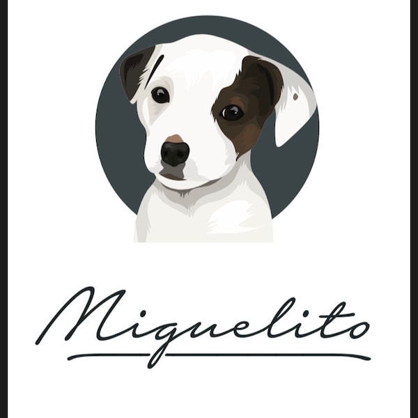American Staff Dog Wall Poster - Decoration for Cute Dog Lovers ...