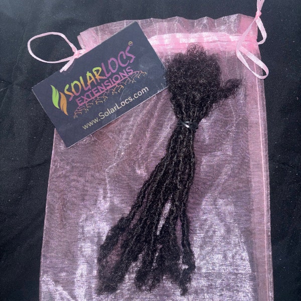 Microloc Extensions; NATURAL Curl MICROINTERLOCK Solarlocs™; 100% Human ...