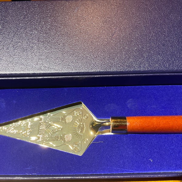 Masonic Trowel for Freemasons, Gold or Silver, Lodge,masonic Square and ...