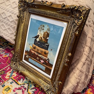 4.25 Gold Fancy Gold Ornate Picture Frame Photo Art Gallery 650G ...