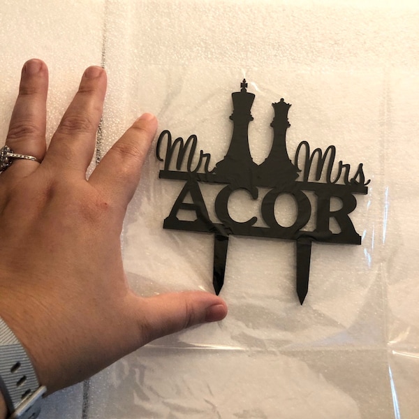 Chess Wedding Cake Topper,cake Topper for Wedding,unique Wedding Cake ...