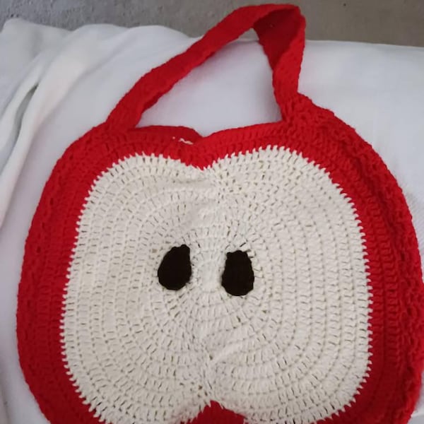 Apple Bag Crochet Pattern - Etsy