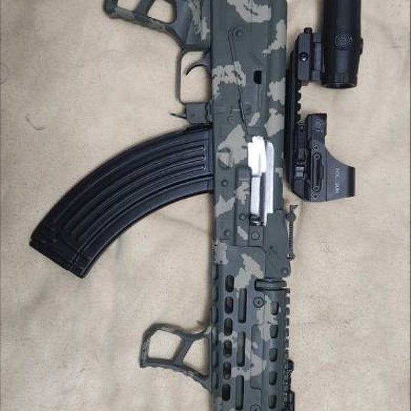 Pack of 2 Dbdu Desert Storm Camouflage Stencil Patterns Printed on ...